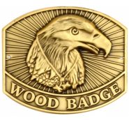 Scouts BSA Wood Badge Eagle Hiking Staff Shield - BSA CAC Scout Shop